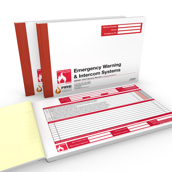 AS1851 Logbook Emergency Warning & Intercom Systems (2 year) – Prime ...