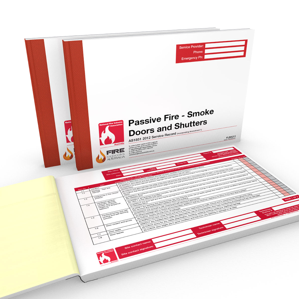 AS1851 Logbook Passive Fire – Smoke Doors and Shutters (2 year) – Prime ...